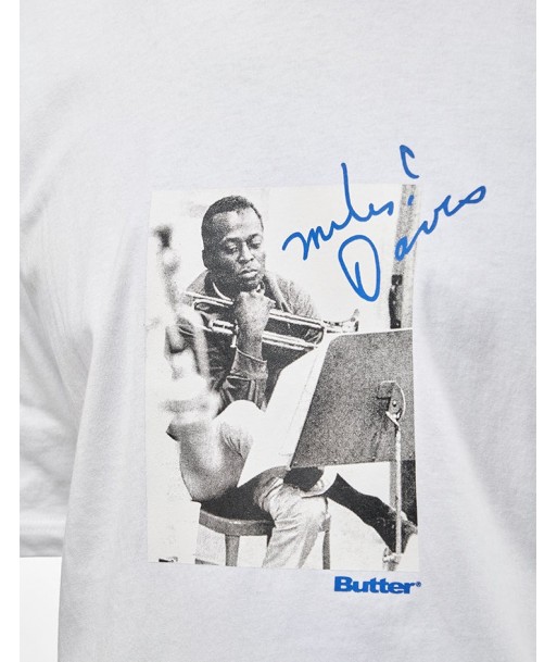 Polera Butter Goods x Miles Davis Kind of Blue Blanca
